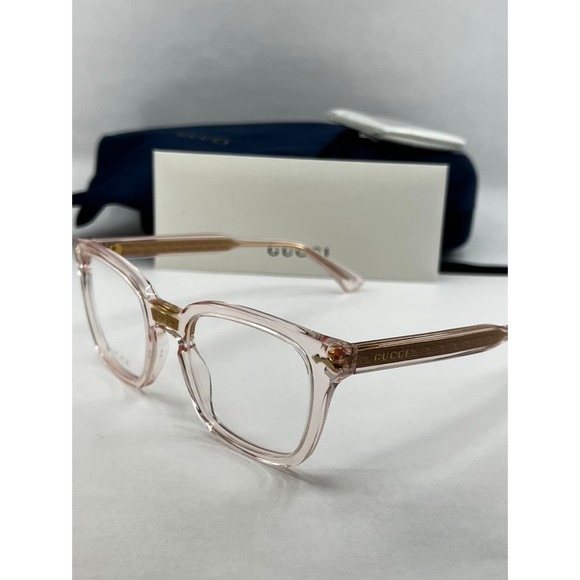 Gucci | Accessories | New Gucci Gg84o Pink Crystal Eyeglasses Frames ...